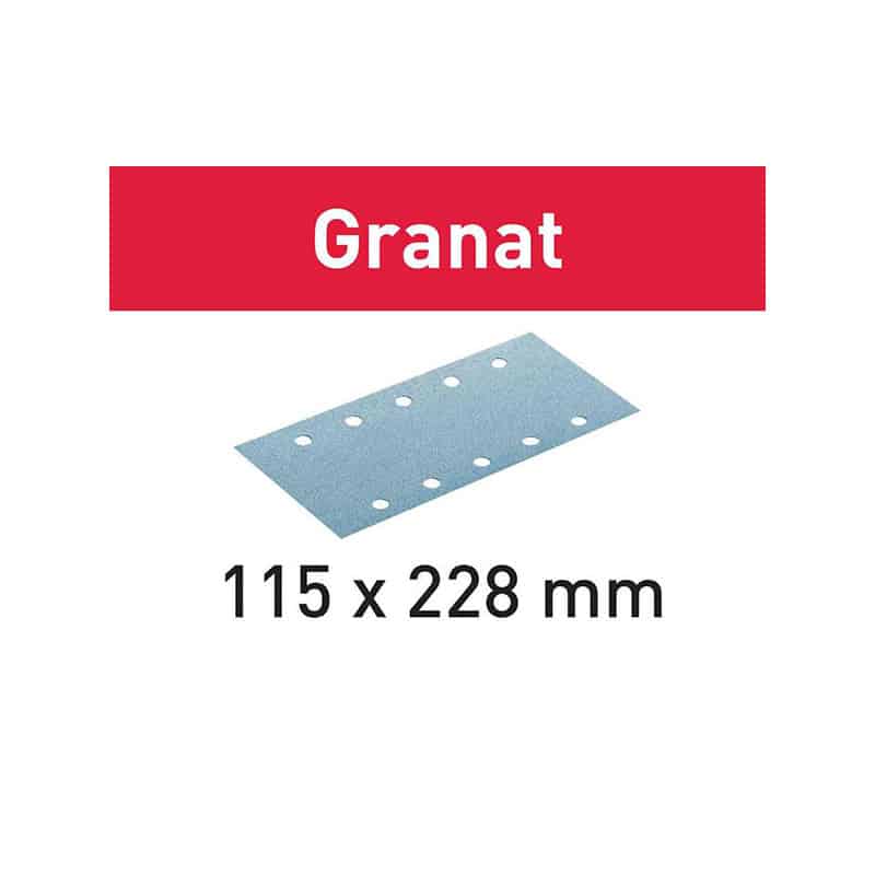 FESTOOL Abrasifs StickFix STF 115x228 - Granat