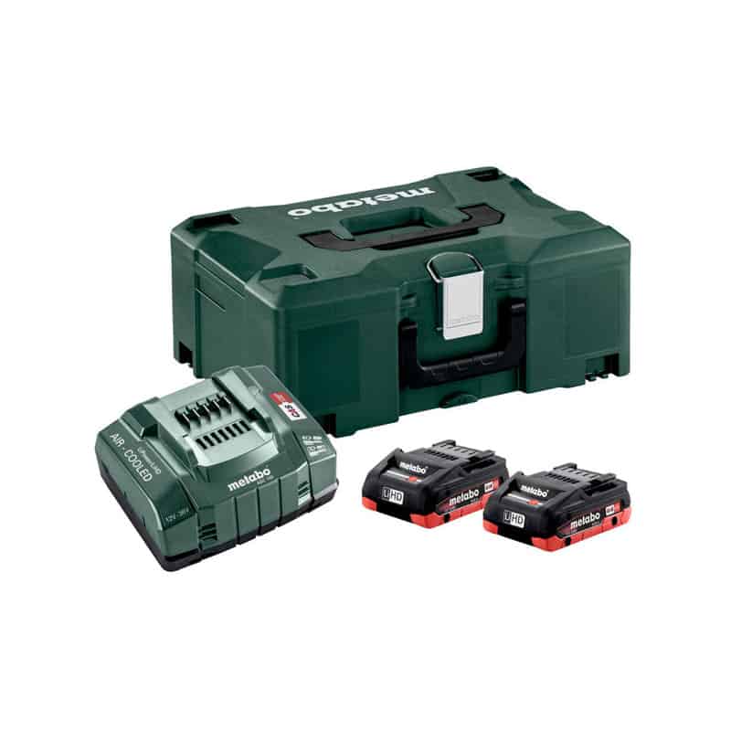 METABO Pack énergie 18V 2 x 4Ah LiHD + chargeur - 685130000