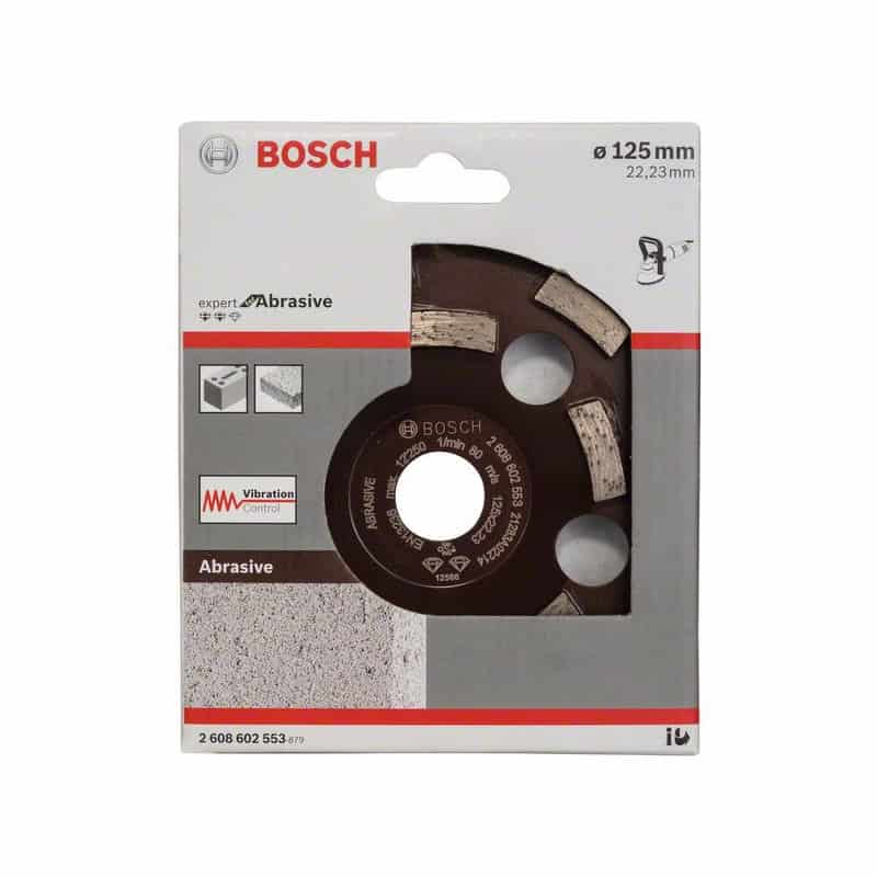 BOSCH Meule assiette diamantée Ø125mm Expert for Abrasive - 2608602553