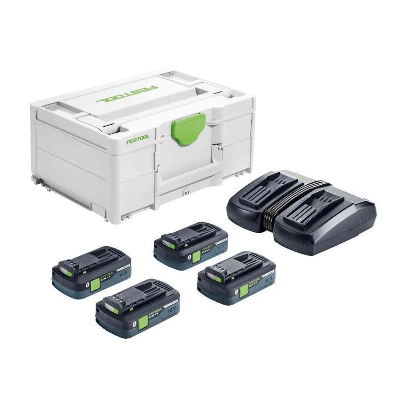 FESTOOL | Set Énergie SYS 18V 4x4,0/TCL 6 DUO | 577104