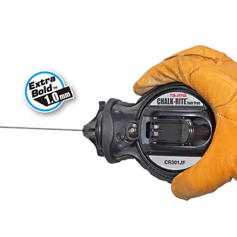 TAJIMA | Cordeau traceur Chalk-Rite 30m 5 vitesses | CR301JF