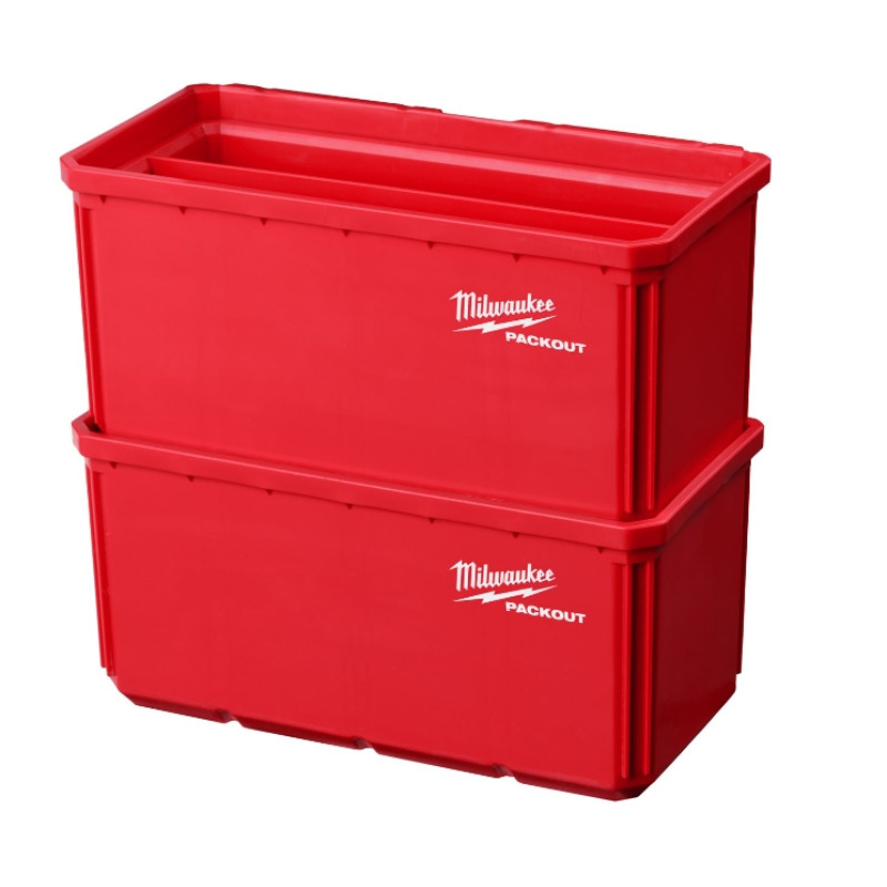 Bac 10x20cm 2 pièces PACKOUT Milwaukee 4932480699