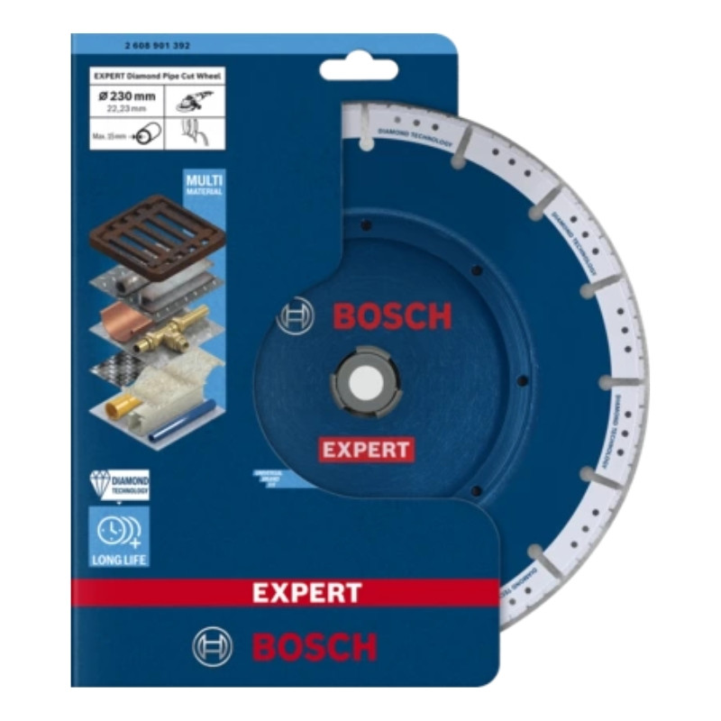BOSCH Expert | Disque à tronçonner diamant pour tuyaux