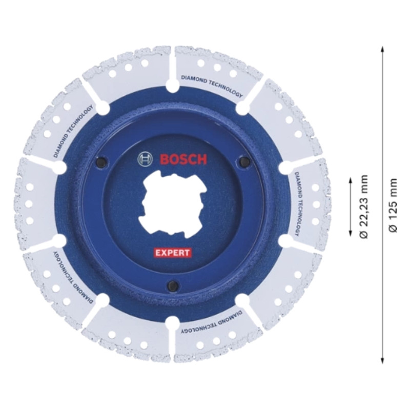 BOSCH Expert | Disque à tronçonner diamant pour tuyaux