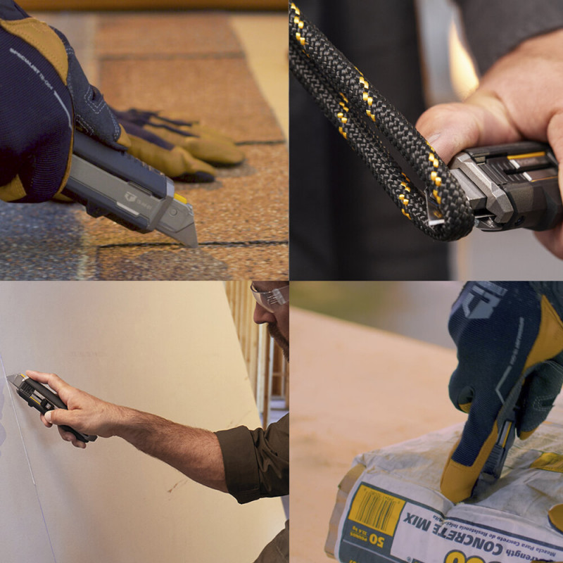 TOUGHBUILT | Cutter grattoir 2 en 1 + 5 lames | TB-H4S5-01