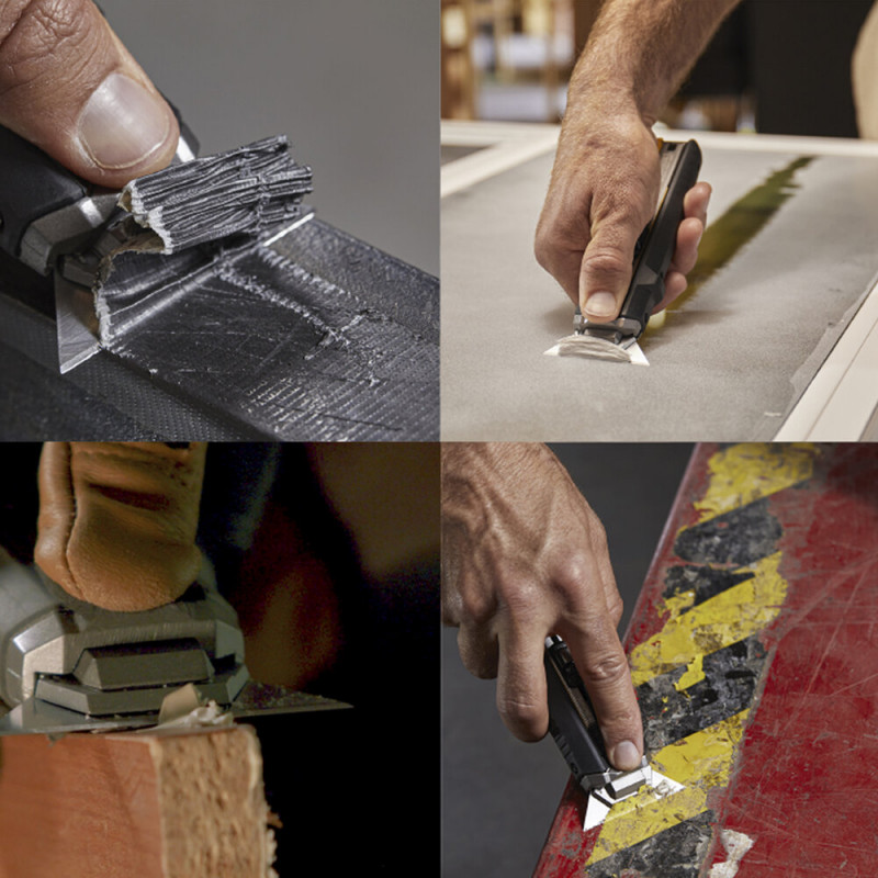 TOUGHBUILT | Cutter grattoir 2 en 1 + 5 lames | TB-H4S5-01