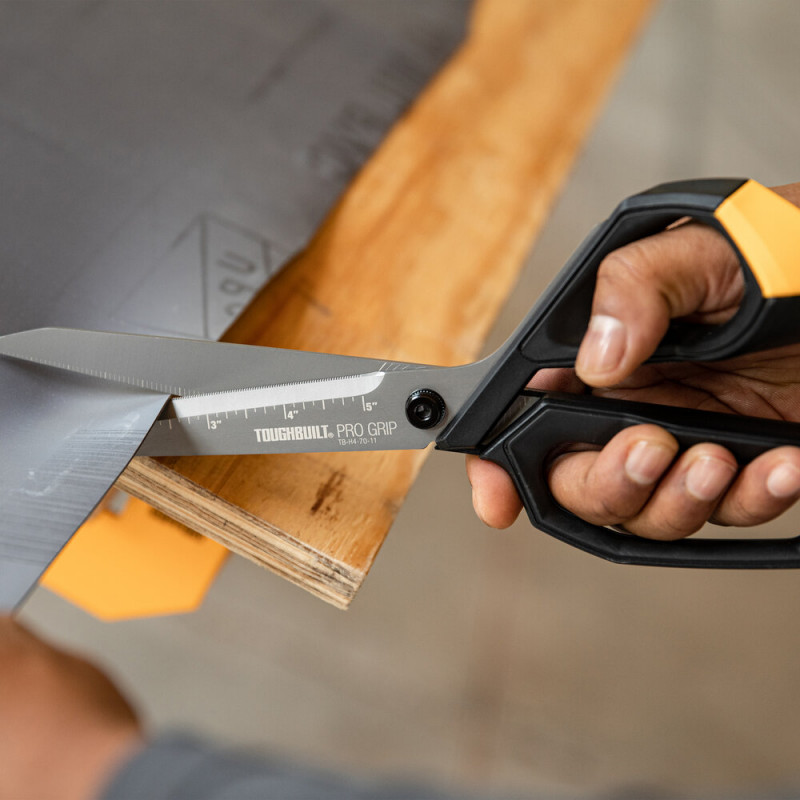 TOUGHBUILT | Ciseaux de chantier ergonomique 275 mm | TB-H4-70-11
