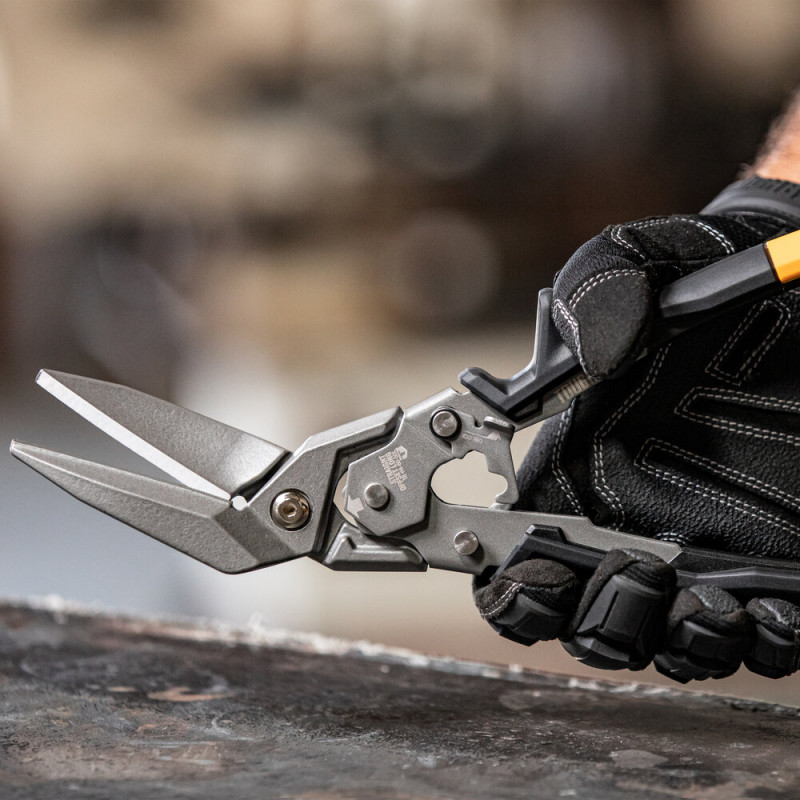 TOUGHBUILT | Cisaille aviation coupe rectiligne longue | TB-H4-60-SOL