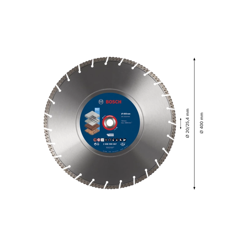 BOSCH Expert | Disque à tronçonner MultiMaterial