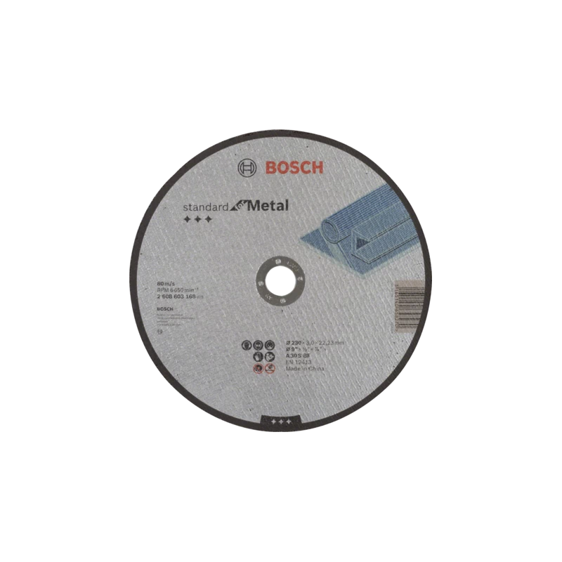 BOSCH | Disque à tronçonner Standard for Métal | Moyeu plat