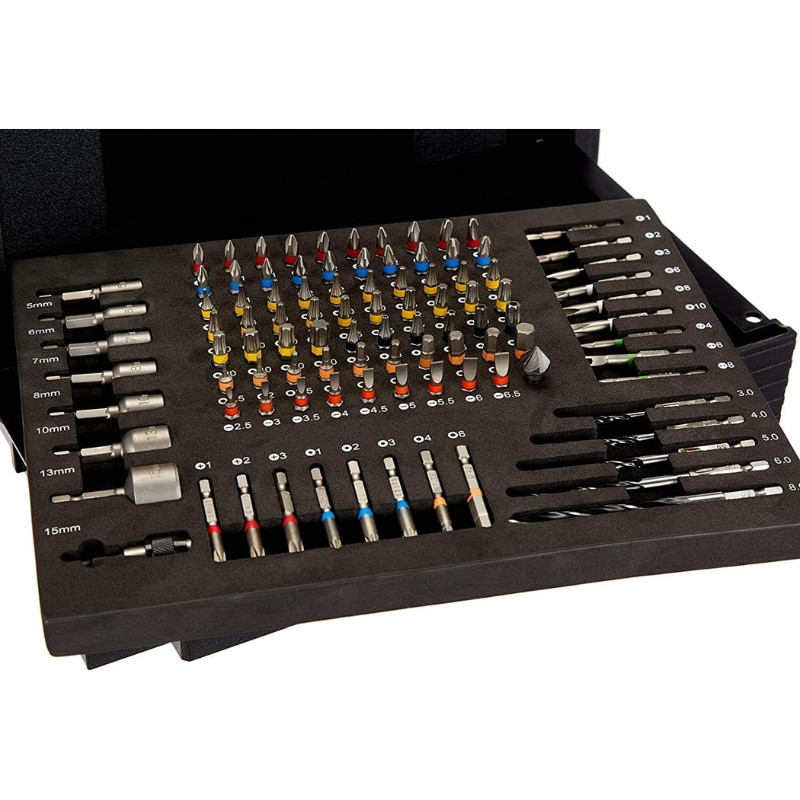 HIKOKI | Coffret HitCase avec tiroir intégré 100 accessoires | 40030037