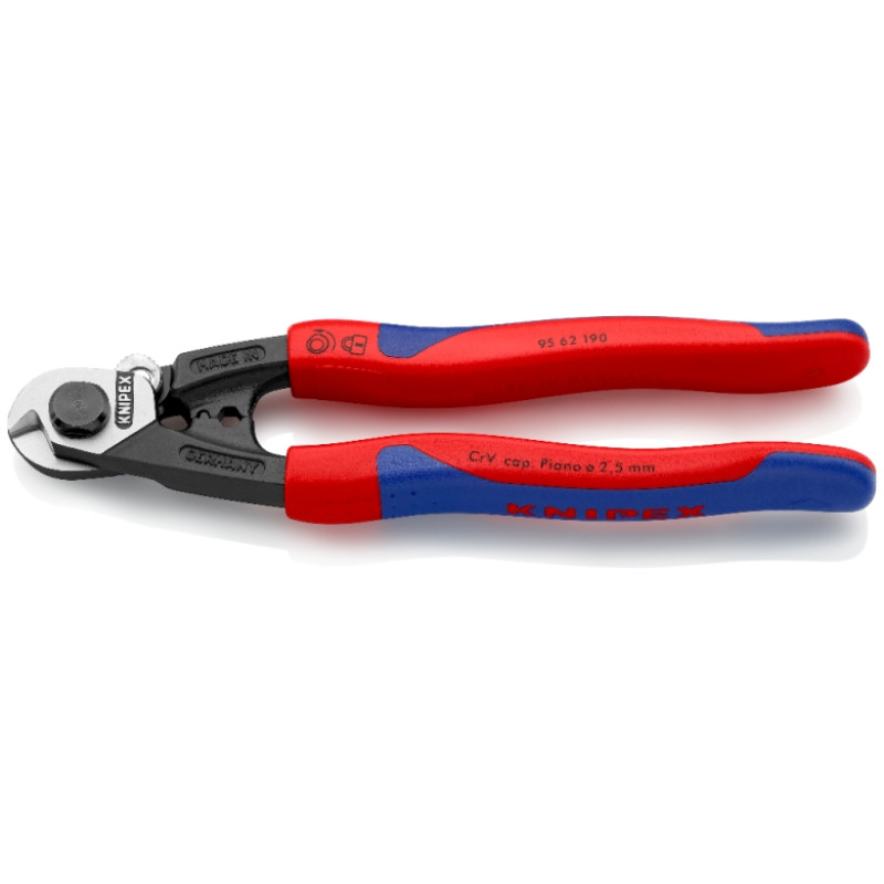 KNIPEX | Coupe-câbles 190mm - Bi-matière | 95 62 190 SB