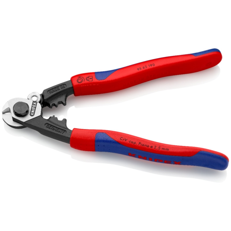 KNIPEX | Coupe-câbles 190mm - Bi-matière | 95 62 190 SB