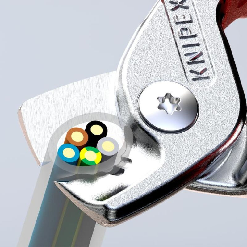 KNIPEX | Coupe-câbles 160mm - PVC - StepCut | 95 11 160 SB