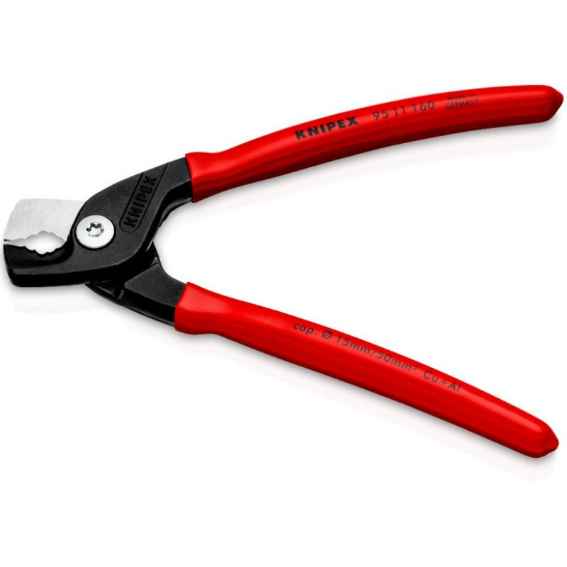 KNIPEX | Coupe-câbles 160mm - PVC - StepCut | 95 11 160 SB