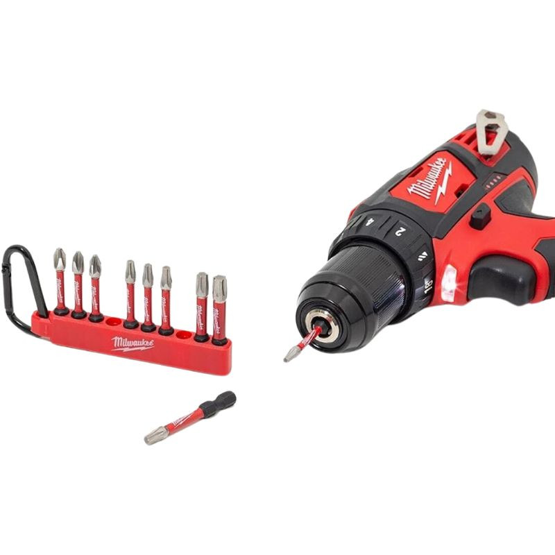 Mousqueton 10 embouts SHOCKWAVE Milwaukee 4932480941