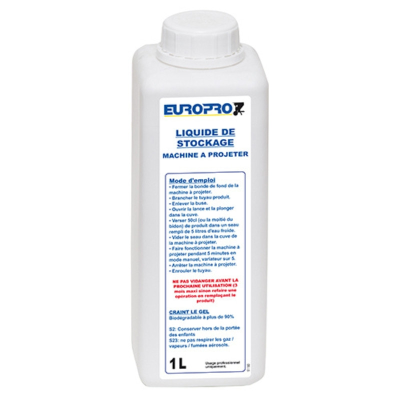 EUROMAIR | Liquide de stockage pour machine à projeter 1 litre | 11085