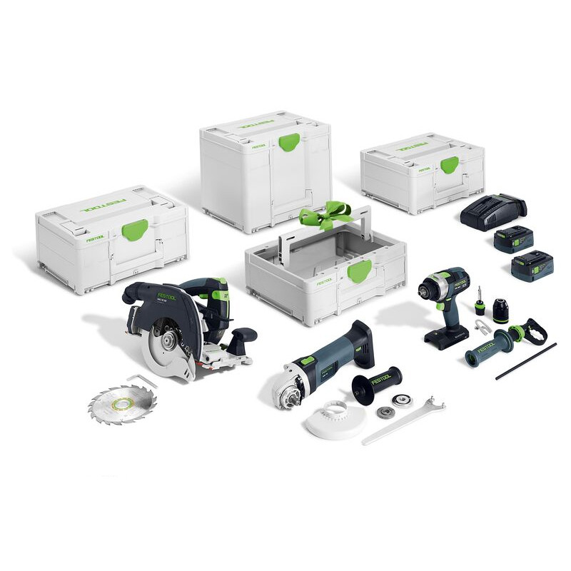 FESTOOL | Pack 3 outils 18V | Menuiserie | 578025