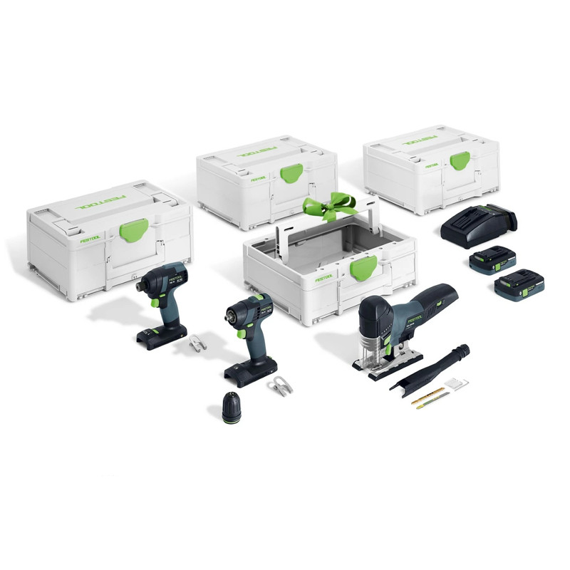 FESTOOL | Pack 4 outils 18V | Montage | 578026