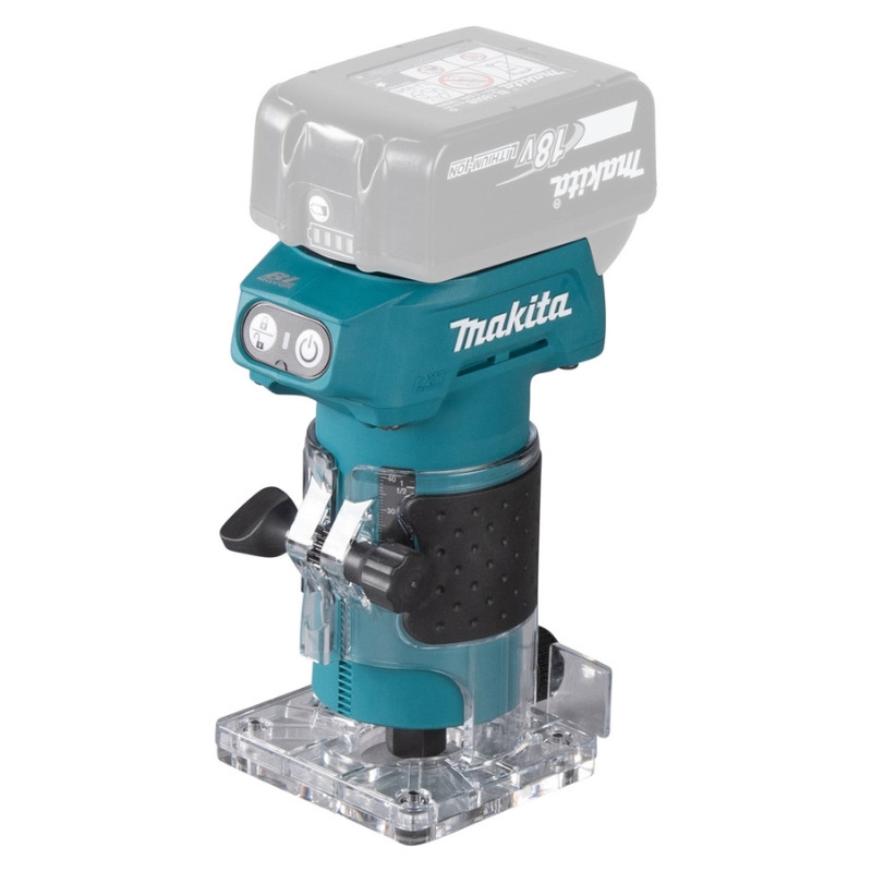 Affleureuse 18V Ø 6 mm de Makita - Précision et puissance