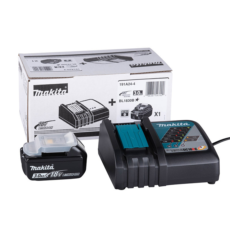 MAKITA Pack Énergie 18V BL1830B + Chargeur DC18RC - 191A24-4
