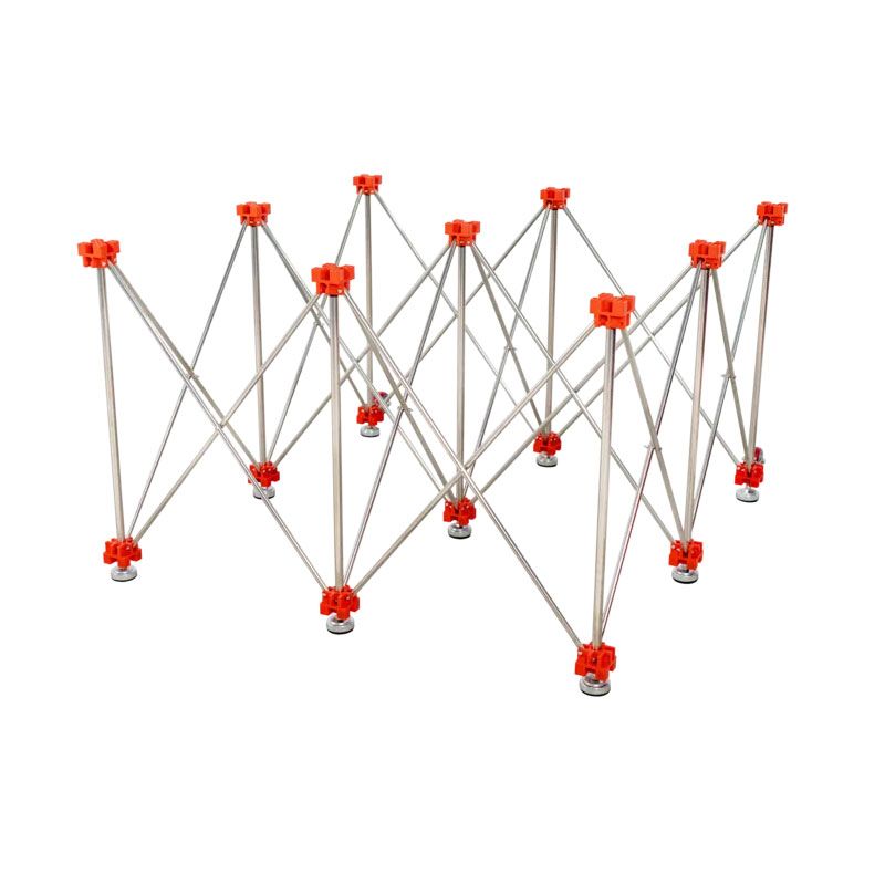 Établi table pliant rétractable 120x120 cm charge 700kg | RUBI | 28918