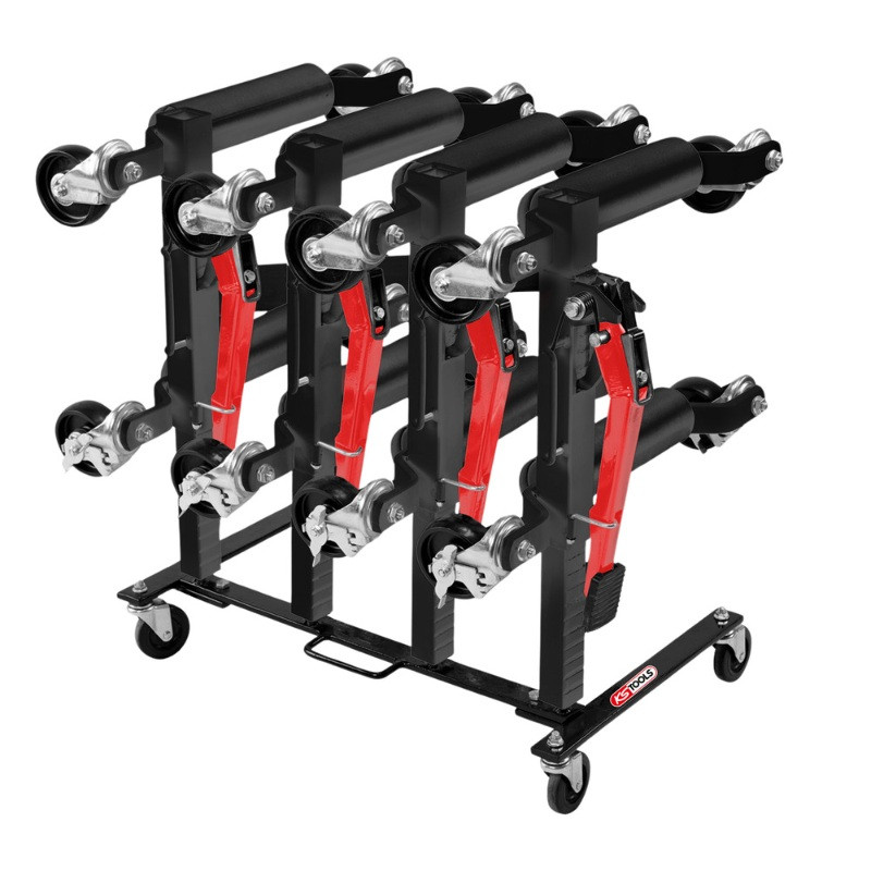 KS TOOLS | Support chariots de manut véhicule 160.0487 | 160.0488